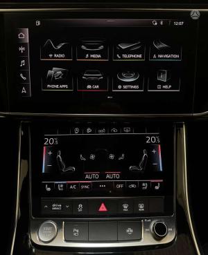 White Audi Q8 2019 in Vilnius, with an engine capacity of 3.00 L and mileage of 203 thousand km for 37999 €, photo 33 on AUTOMOTO.COM.LV