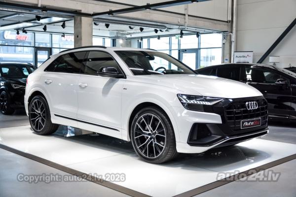 White Audi Q8 2019 in Tallinn, with an engine capacity of 3.00 L and mileage of 156 thousand km for 45000 €, photo 1 on AUTOMOTO.COM.LV