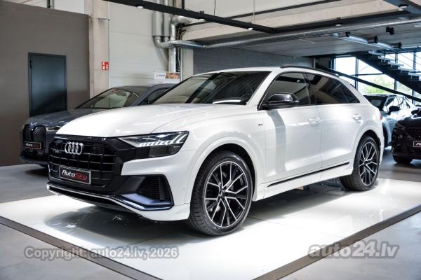 White Audi Q8 2019 in Tallinn, with an engine capacity of 3.00 L and mileage of 156 thousand km for 45000 €, photo 4 on AUTOMOTO.COM.LV