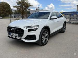 Balts Audi Q8 2019 Šauļi, ar dzinēja tilpumu 3.00 L un nobraukumu 300 tūkst. km par 25900 €, foto  vietnē AUTOMOTO.COM.LV