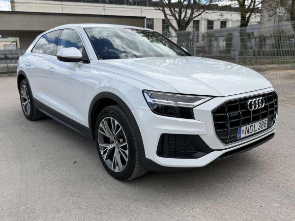 Balts Audi Q8 2019 Šauļi, ar dzinēja tilpumu 3.00 L un nobraukumu 300 tūkst. km par 25900 €, foto 8 vietnē AUTOMOTO.COM.LV