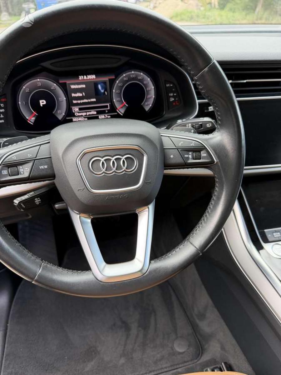 Balts Audi Q8 2019 Šauļi, ar dzinēja tilpumu 3.00 L un nobraukumu 300 tūkst. km par 25900 €, foto 11 vietnē AUTOMOTO.COM.LV