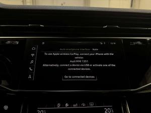 White Audi Q8 2019 in Vilnius, with an engine capacity of 3.00 L and mileage of 203 thousand km for 35999 €, photo 24 on AUTOMOTO.COM.LV