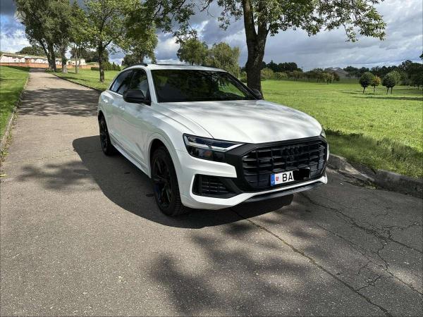 Balts Audi Q8 2019 Kauņa, ar dzinēja tilpumu 3.00 L un nobraukumu 170 tūkst. km par 37000 €, foto 4 vietnē AUTOMOTO.COM.LV