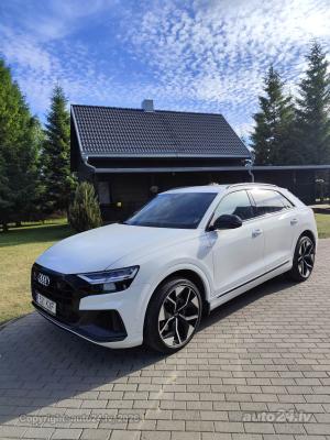 Белый Ауди Q8 2020 в Курессааре, объемом двигателя 3.00 л и пробегом 74 тыс. км за 53900 €, фото  на AUTOMOTO.COM.LV