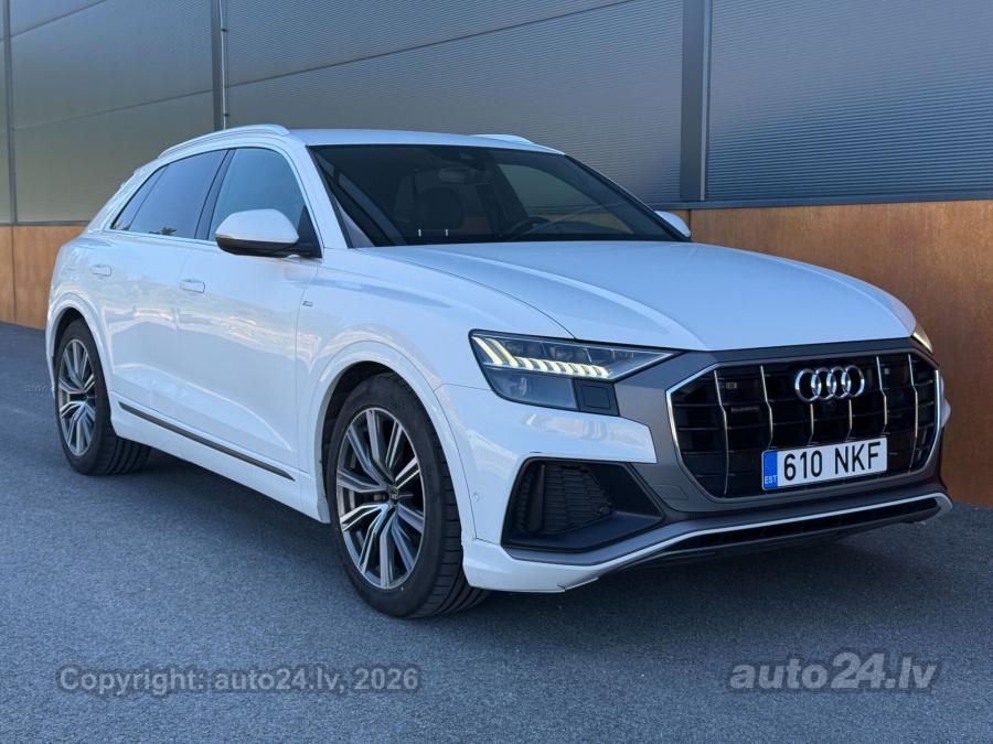 Белый Ауди Q8 2020 в Таллин, объемом двигателя 3.00 л и пробегом 83 тыс. км за 52900 €, фото 4 на AUTOMOTO.COM.LV