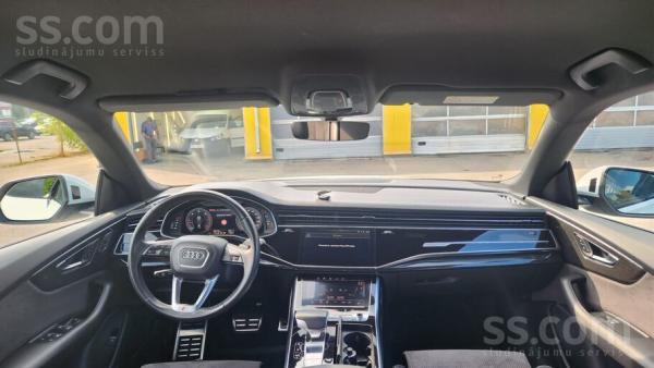Balts Audi Q8 2020 Rīga, ar dzinēja tilpumu 3.00 L un nobraukumu 182 tūkst. km par 47500 €, foto 3 vietnē AUTOMOTO.COM.LV