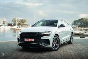 Balts Audi Q8 2021 Kauņa, ar dzinēja tilpumu 3.00 L un nobraukumu 102 tūkst. km par 49300 €, foto 2 vietnē AUTOMOTO.COM.LV
