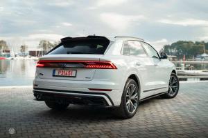 Balts Audi Q8 2021 Kauņa, ar dzinēja tilpumu 3.00 L un nobraukumu 102 tūkst. km par 49300 €, foto 4 vietnē AUTOMOTO.COM.LV