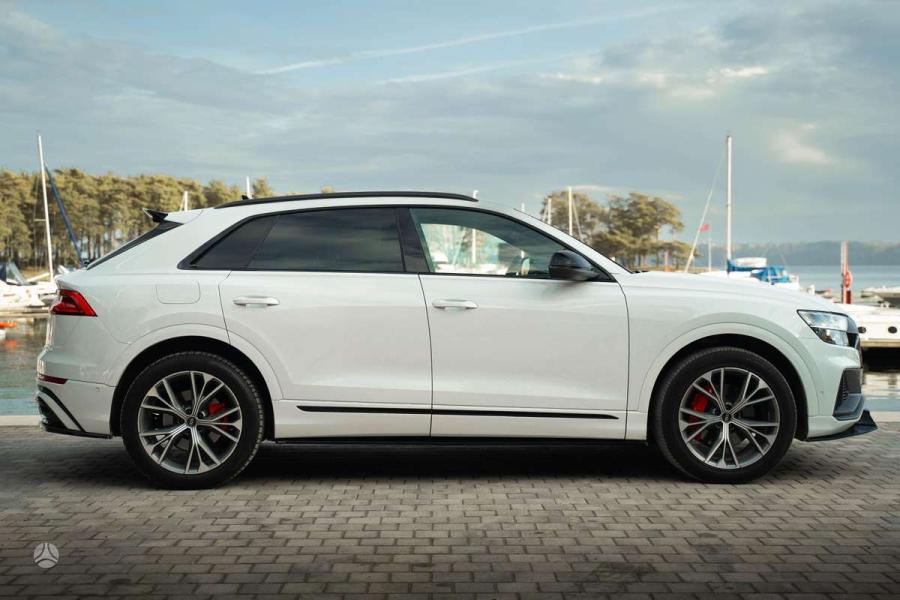 Balts Audi Q8 2021 Kauņa, ar dzinēja tilpumu 3.00 L un nobraukumu 102 tūkst. km par 49300 €, foto 7 vietnē AUTOMOTO.COM.LV