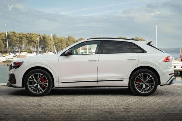 Balts Audi Q8 2021 Kauņa, ar dzinēja tilpumu 3.00 L un nobraukumu 102 tūkst. km par 49300 €, foto 8 vietnē AUTOMOTO.COM.LV