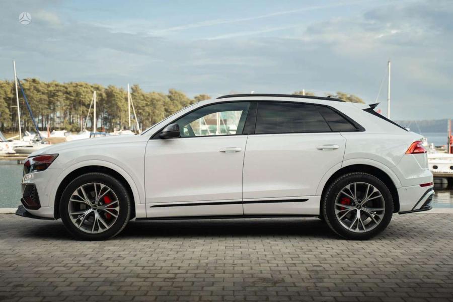 Balts Audi Q8 2021 Kauņa, ar dzinēja tilpumu 3.00 L un nobraukumu 102 tūkst. km par 49300 €, foto 8 vietnē AUTOMOTO.COM.LV