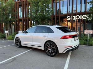 Balts Audi Q8 2021 Kauņa, ar dzinēja tilpumu 3.00 L un nobraukumu 60 tūkst. km par 47999 €, foto 9 vietnē AUTOMOTO.COM.LV