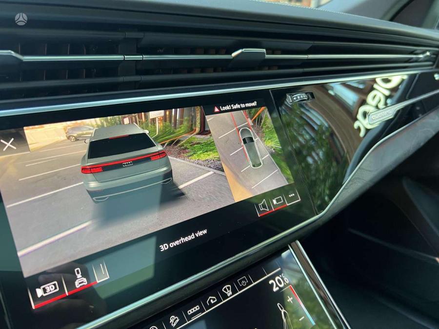 Balts Audi Q8 2021 Kauņa, ar dzinēja tilpumu 3.00 L un nobraukumu 60 tūkst. km par 47999 €, foto 30 vietnē AUTOMOTO.COM.LV