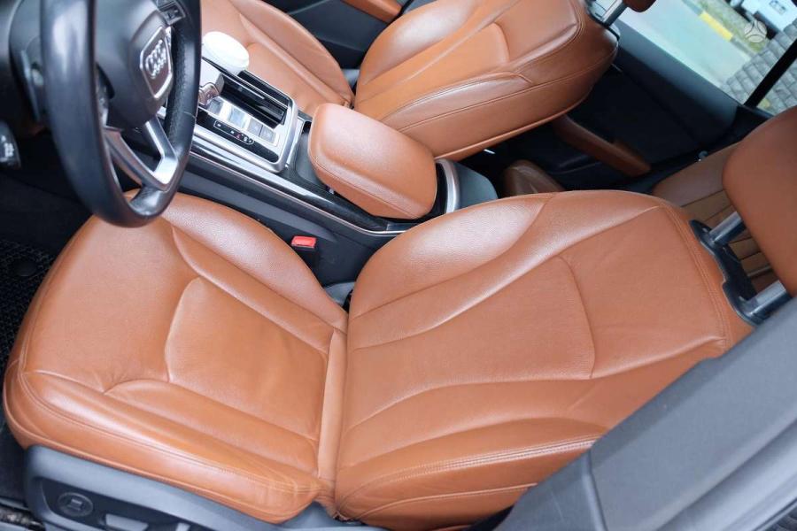 White Audi Q8 2021 in Vilnius, with an engine capacity of 2.97 L and mileage of 124 thousand km for 49999 €, photo 36 on AUTOMOTO.COM.LV