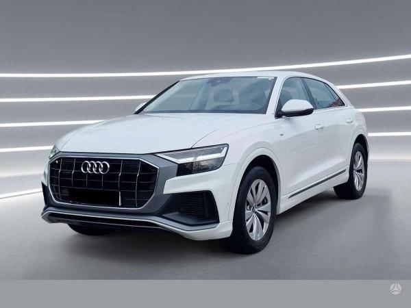 Белый Ауди Q8 2021 в Вильнюс, объемом двигателя 3.00 л и пробегом 81 тыс. км за 49800 €, фото 2 на AUTOMOTO.COM.LV