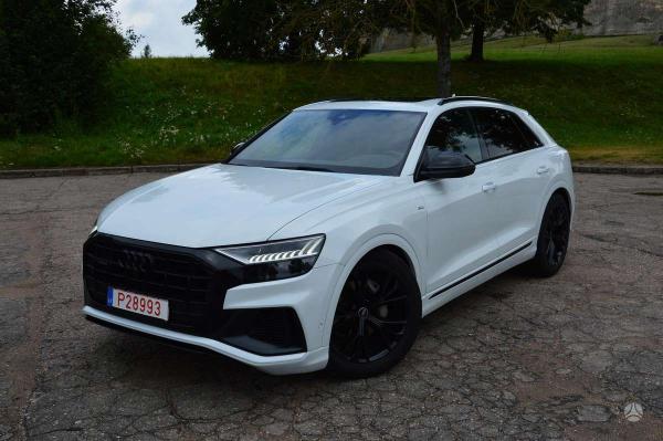 Balts Audi Q8 2021 Viļņa, ar dzinēja tilpumu 0.00 L un nobraukumu 78 tūkst. km par 44300 €, foto 1 vietnē AUTOMOTO.COM.LV