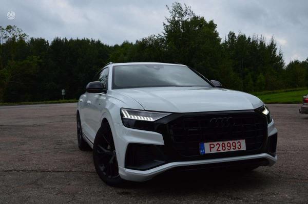 Balts Audi Q8 2021 Viļņa, ar dzinēja tilpumu 0.00 L un nobraukumu 78 tūkst. km par 44300 €, foto 4 vietnē AUTOMOTO.COM.LV