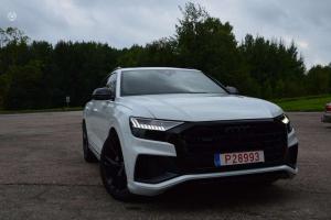 Белый Ауди Q8 2021 в Вильнюс, объемом двигателя 0.00 л и пробегом 78 тыс. км за 44300 €, фото 4 на AUTOMOTO.COM.LV
