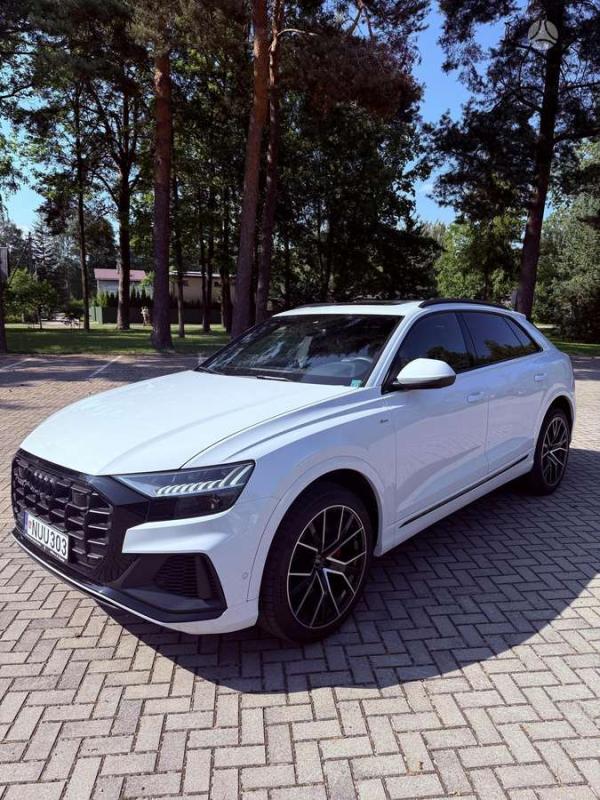 White Audi Q8 2021 in Siauliai, with an engine capacity of 3.00 L and mileage of 80 thousand km for 55000 €, photo 9 on AUTOMOTO.COM.LV