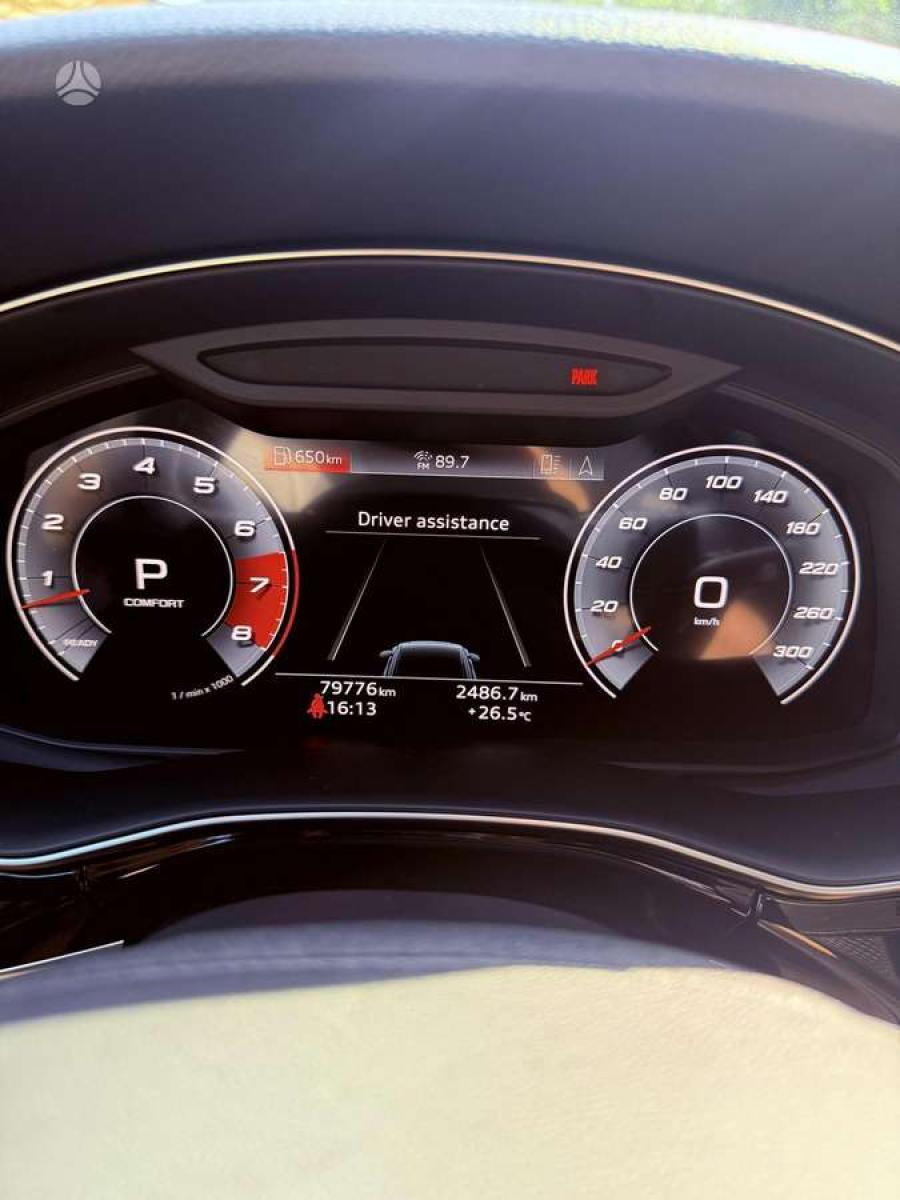 Balts Audi Q8 2021 Šauļi, ar dzinēja tilpumu 3.00 L un nobraukumu 80 tūkst. km par 55000 €, foto 18 vietnē AUTOMOTO.COM.LV
