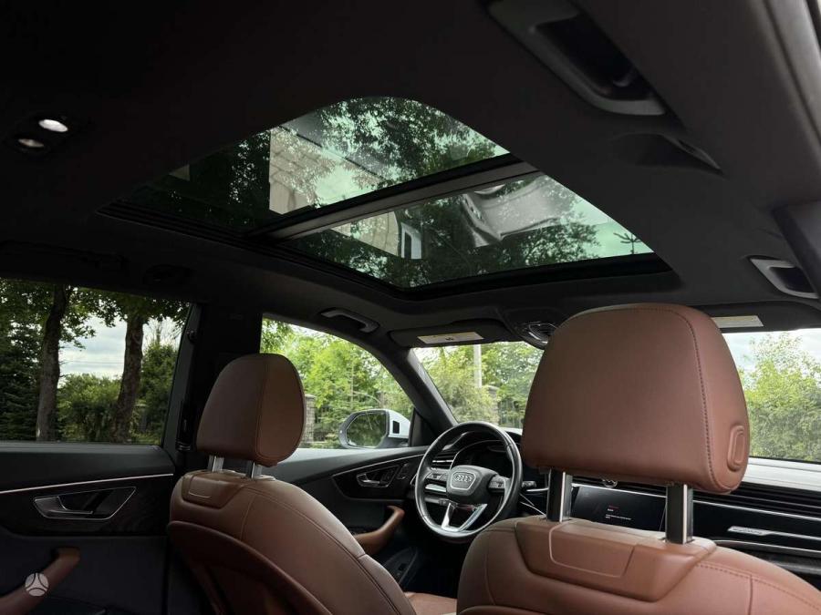 Balts Audi Q8 2021 Viļņa, ar dzinēja tilpumu 3.00 L un nobraukumu 115 tūkst. km par 40900 €, foto 13 vietnē AUTOMOTO.COM.LV