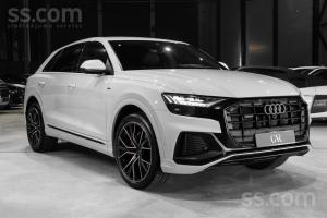 White Audi Q8 2022 in Riga, with an engine capacity of 3.00 L and mileage of 83 thousand km for 50457 €, photo 4 on AUTOMOTO.COM.LV