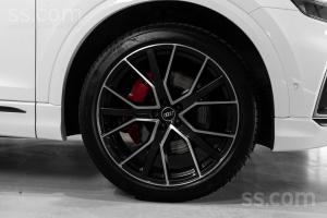 White Audi Q8 2022 in Riga, with an engine capacity of 3.00 L and mileage of 83 thousand km for 50457 €, photo 8 on AUTOMOTO.COM.LV