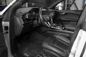 White Audi Q8 2022 in Riga, with an engine capacity of 3.00 L and mileage of 83 thousand km for 50457 €, photo 10 on AUTOMOTO.COM.LV