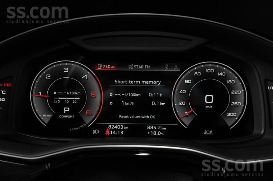 White Audi Q8 2022 in Riga, with an engine capacity of 3.00 L and mileage of 83 thousand km for 50457 €, photo 24 on AUTOMOTO.COM.LV