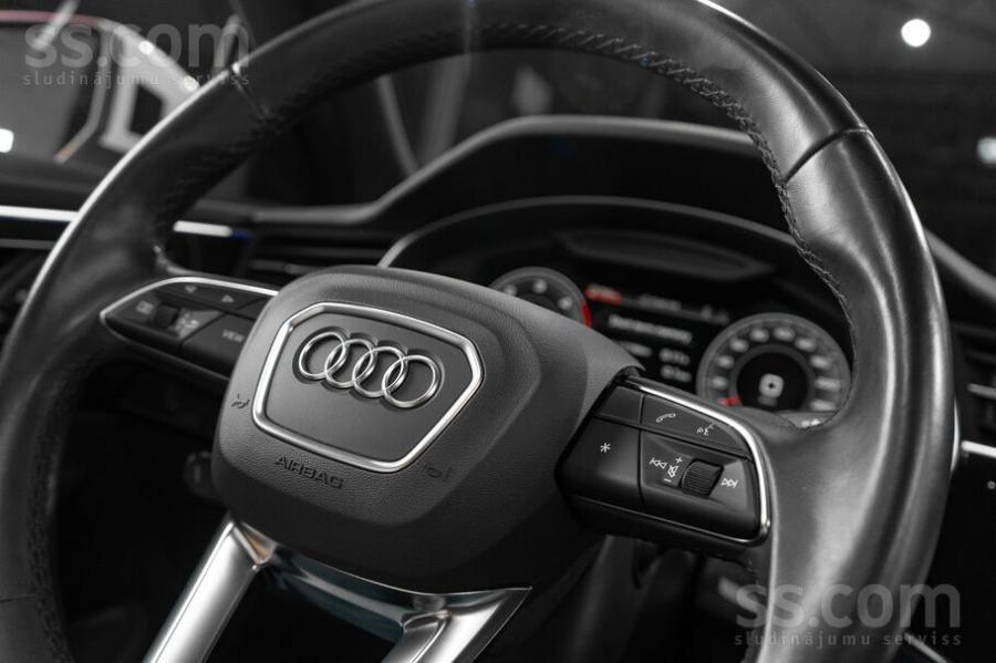 White Audi Q8 2022 in Riga, with an engine capacity of 3.00 L and mileage of 83 thousand km for 50457 €, photo 25 on AUTOMOTO.COM.LV
