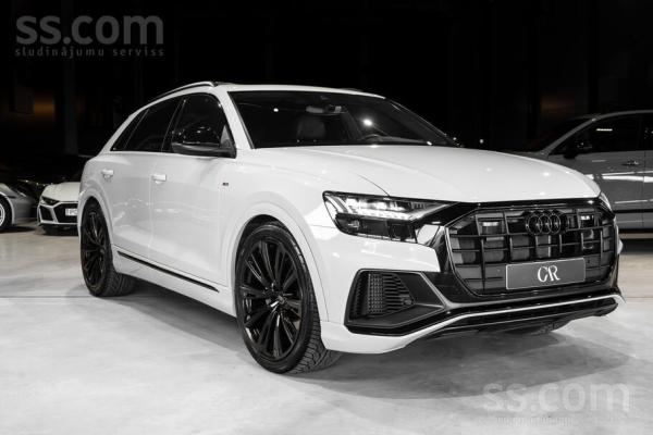 Balts Audi Q8 2023 Rīga, ar dzinēja tilpumu 3.00 L un nobraukumu 56 tūkst. km par 69900 €, foto 3 vietnē AUTOMOTO.COM.LV