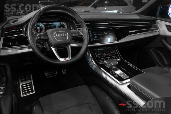 Белый Ауди Q8 2023 в Рига, объемом двигателя 3.00 л и пробегом 56 тыс. км за 69900 €, фото 10 на AUTOMOTO.COM.LV