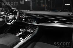 White Audi Q8 2023 in Riga, with an engine capacity of 3.00 L and mileage of 56 thousand km for 69900 €, photo 13 on AUTOMOTO.COM.LV