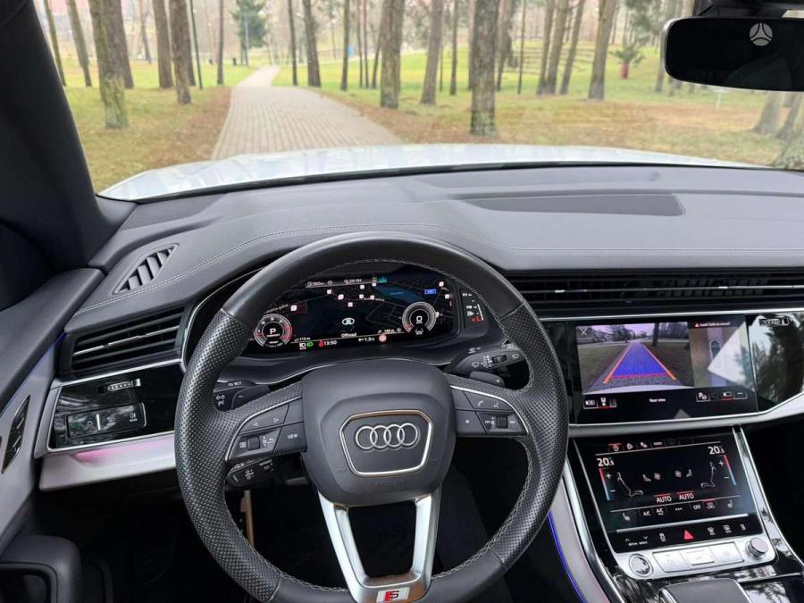 Balts Audi Q8 2024 Utena, ar dzinēja tilpumu 2.97 L un nobraukumu 65 tūkst. km par 72900 €, foto 20 vietnē AUTOMOTO.COM.LV