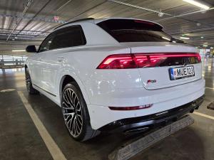 White Audi Q8 2024 in Kaunas, with an engine capacity of 2.97 L and mileage of 81 thousand km for 76900 €, photo 11 on AUTOMOTO.COM.LV