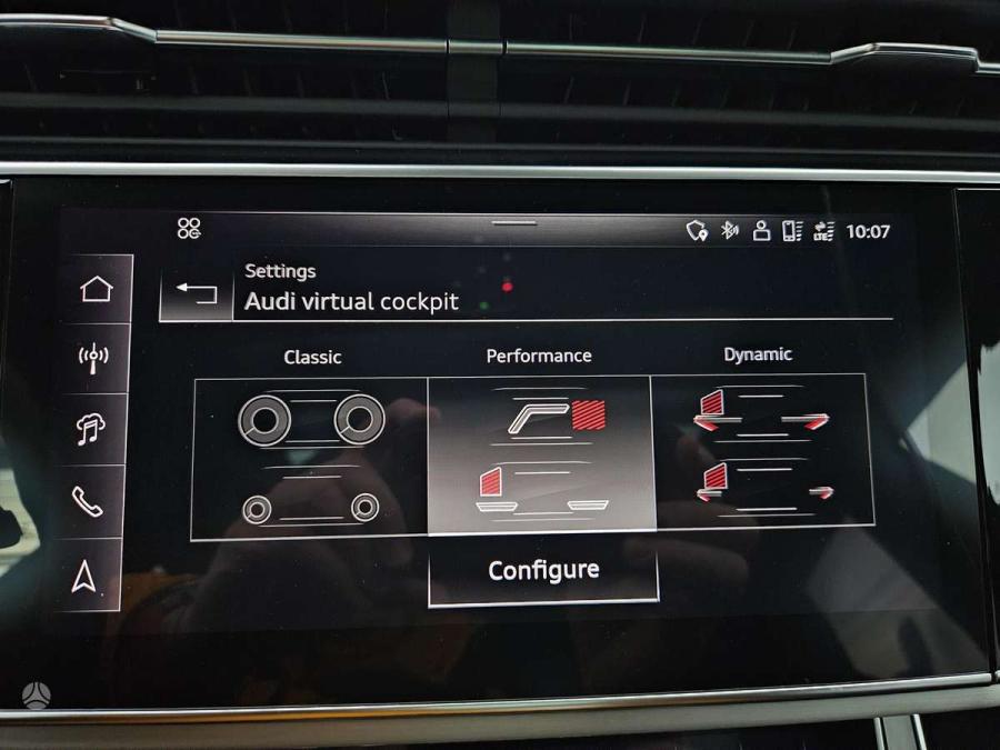 White Audi Q8 2024 in Kaunas, with an engine capacity of 2.97 L and mileage of 81 thousand km for 76900 €, photo 25 on AUTOMOTO.COM.LV