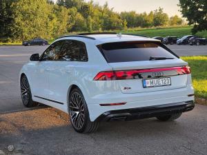 White Audi Q8 2024 in Kaunas, with an engine capacity of 2.97 L and mileage of 81 thousand km for 76900 €, photo 42 on AUTOMOTO.COM.LV