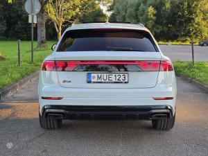White Audi Q8 2024 in Kaunas, with an engine capacity of 2.97 L and mileage of 81 thousand km for 76900 €, photo 43 on AUTOMOTO.COM.LV