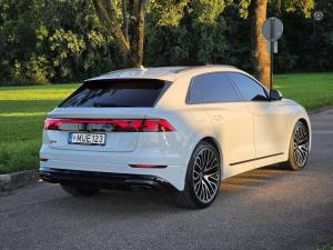 White Audi Q8 2024 in Kaunas, with an engine capacity of 2.97 L and mileage of 81 thousand km for 76900 €, photo 44 on AUTOMOTO.COM.LV