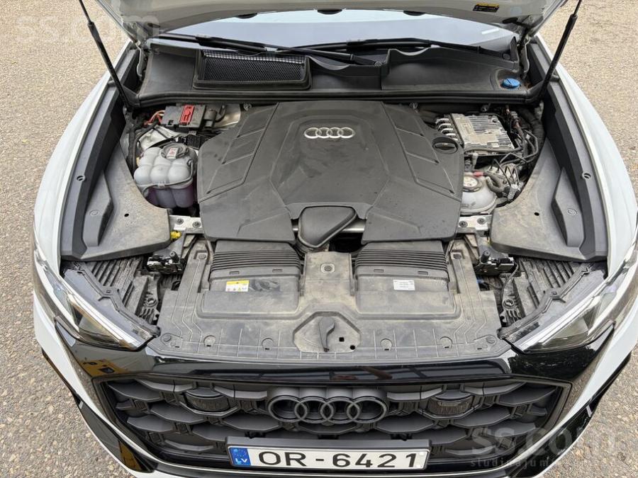 Белый Ауди Q8 2024 в Рига, объемом двигателя 3.00 л и пробегом 27 тыс. км за 77700 €, фото 16 на AUTOMOTO.COM.LV