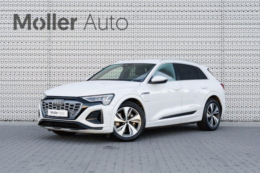 White Audi Q8 2024 in Marupe, with an engine capacity of 0.00 L and mileage of 59 thousand km for 46900 €, photo 1 on AUTOMOTO.COM.LV