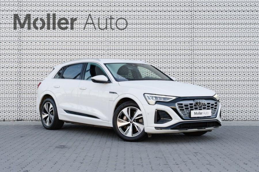 White Audi Q8 2024 in Marupe, with an engine capacity of 0.00 L and mileage of 59 thousand km for 46900 €, photo 3 on AUTOMOTO.COM.LV