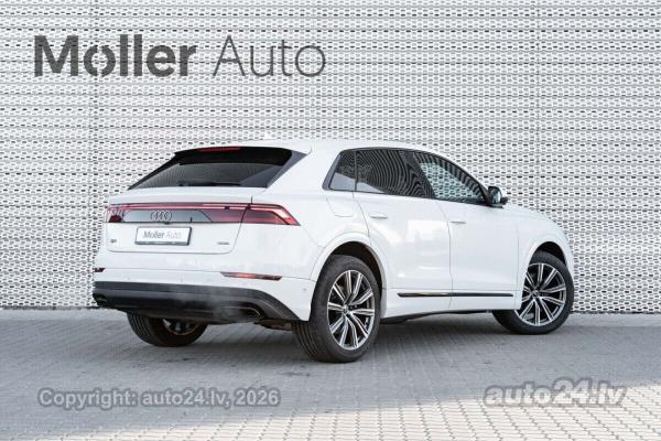 Balts Audi Q8 2025 Rīga, ar dzinēja tilpumu 3.00 L un nobraukumu 27 tūkst. km par 70188 €, foto 4 vietnē AUTOMOTO.COM.LV