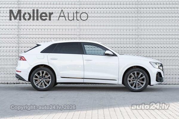 Balts Audi Q8 2025 Rīga, ar dzinēja tilpumu 3.00 L un nobraukumu 27 tūkst. km par 70188 €, foto 5 vietnē AUTOMOTO.COM.LV