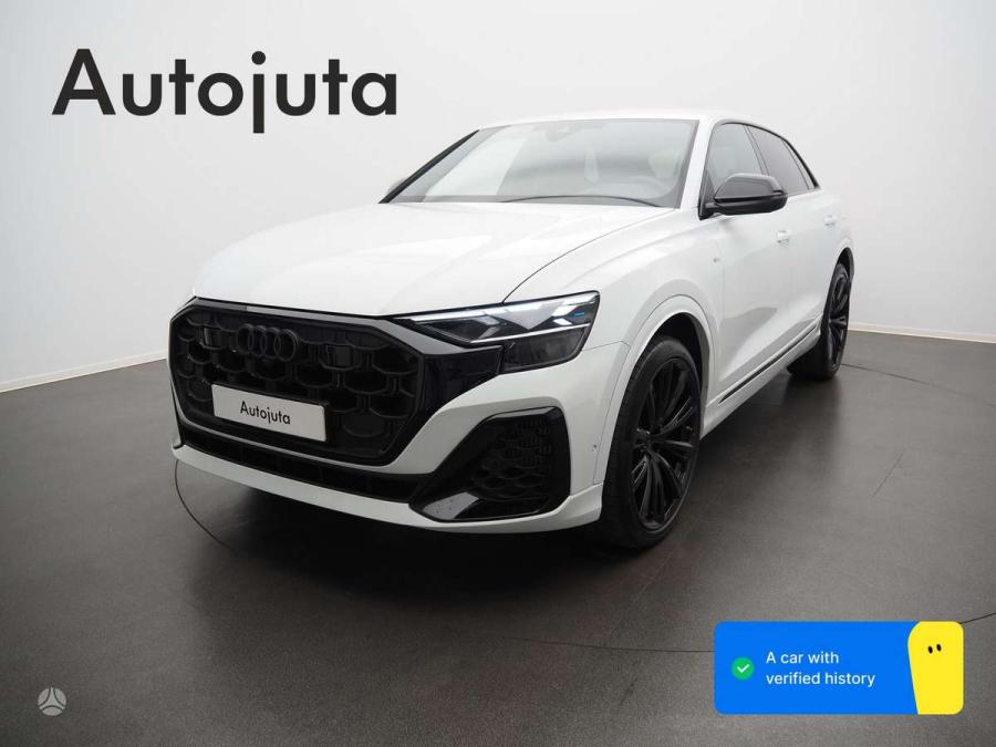 Balts Audi Q8 2025 Viļņa, ar dzinēja tilpumu 3.00 L un nobraukumu 11 tūkst. km par 89900 €, foto 1 vietnē AUTOMOTO.COM.LV