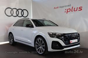 White Audi Q8 2026 in Tallinn, with an engine capacity of 3.00 L and mileage of 5 thousand km for 112900 €, photo  on AUTOMOTO.COM.LV