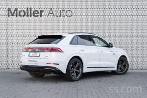 White Audi Q8 2026 in Riga, with an engine capacity of 3.00 L and mileage of 0 thousand km for 85900 €, photo 5 on AUTOMOTO.COM.LV