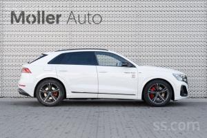 White Audi Q8 2026 in Riga, with an engine capacity of 3.00 L and mileage of 0 thousand km for 85900 €, photo 6 on AUTOMOTO.COM.LV