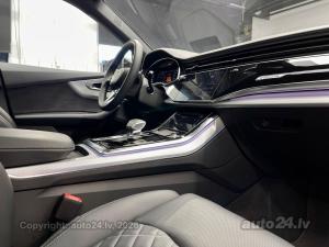 White Audi Q8 2024 in Tallinn, with an engine capacity of 3.00 L and mileage of 14 thousand km for 92500 €, photo 11 on AUTOMOTO.COM.LV